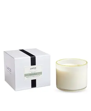 LAFCO Feu De Bois 3-wick Candle, 30 Oz - White