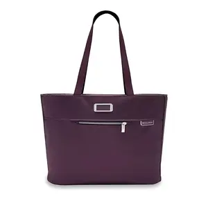 Briggs & Riley Baseline Traveler Tote Bag Ballistic Nylon Luggage - Plum