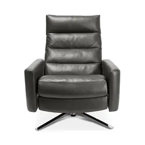 AMERICAN LEATHER Cirrus Comfort Air Recliner - Bison Charcoal