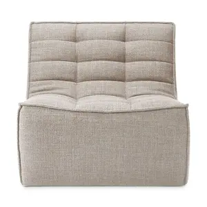 ETHNICRAFT N701 One Seat Sofa Sectional - Beige