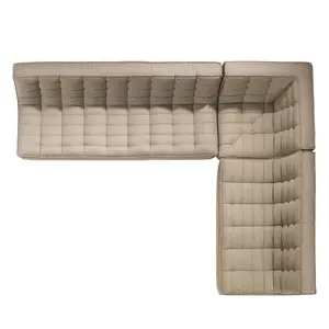 ETHNICRAFT N701 Three Seat Sofa Sectional - Beige