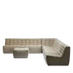 ETHNICRAFT N701 Three Seat Sofa Sectional - Beige