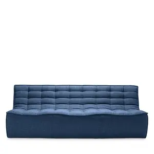 ETHNICRAFT N701 Three Seat Sofa Sectional - Blue