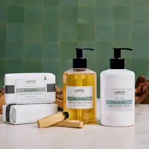 LAFCO NEW YORK Feu De Bois Liquid Soap, 12 Oz - White