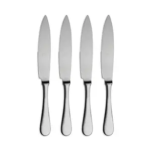 MEPRA American Ice Steak Knives, Set Of 4 - Brushed Silver