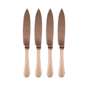MEPRA American Pvd Steak Knives, Set Of 4 - Bronze