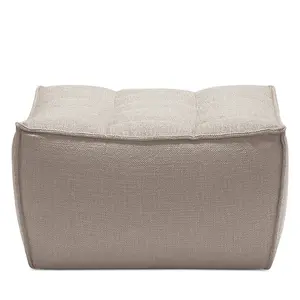 ETHNICRAFT N701 Footstool Sectional - Beige