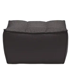 ETHNICRAFT N701 Footstool Sectional - Dark Gray
