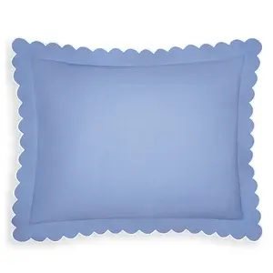 MATOUK Diamond Pique Standard Sham - Azure