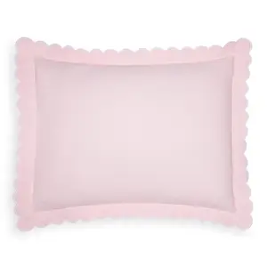 MATOUK Diamond Pique Standard Sham - Pink