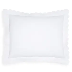 MATOUK Diamond Pique Standard Sham - White