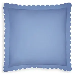 MATOUK Diamond Pique Euro Sham - Azure