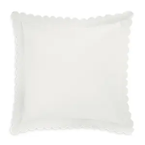MATOUK Diamond Pique Euro Sham - Bone