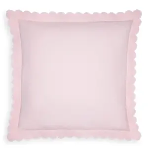 MATOUK Diamond Pique Euro Sham - Pink