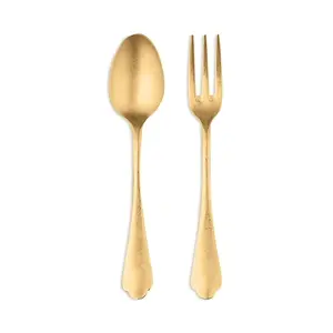 MEPRA Dolce Vita 2 Piece Serving Set - Gold