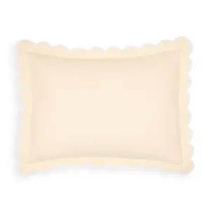 MATOUK Diamond Pique Boudoir Sham Ivory