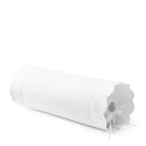 MATOUK Diamond Pique Neck Roll - White