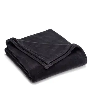 VELLUX Faux Sheared Mink Blanket, King - Charcoal