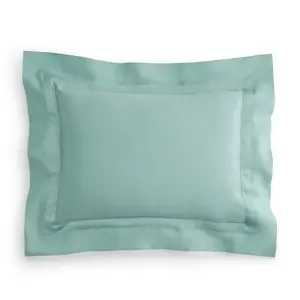 MATOUK Nocturne Sateen Boudoir Sham Aquamarine