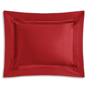 MATOUK Nocturne Sateen Boudoir Sham Scarlet