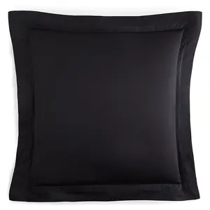 MATOUK Nocturne Sateen Euro Sham - Black