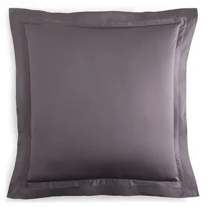 MATOUK Nocturne Sateen Euro Sham - Charcoal