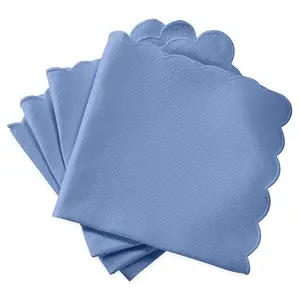 MATOUK Savannah Gardens Napkin 22 X 22, Set Of 4 - Azure/azure