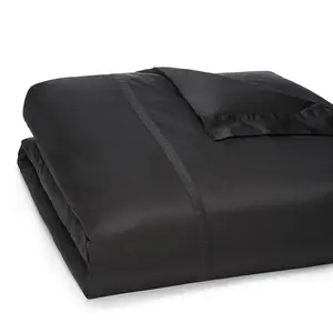MATOUK Nocturne Sateen Duvet Cover, Full/queen - Black