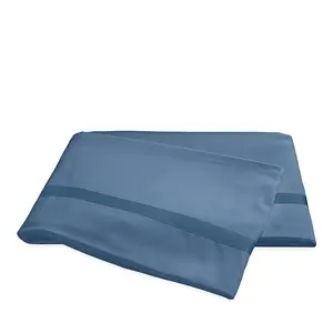 MATOUK Nocturne Sateen Flat Sheet, Full/queen - Sea
