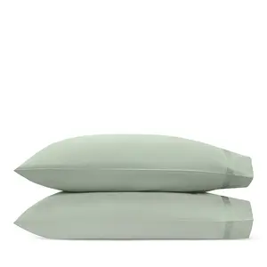 MATOUK Nocturne Sateen King Pillowcase, Pair - Celadon