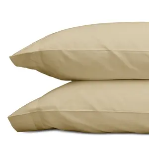 MATOUK Nocturne Sateen King Pillowcase, Pair - Champagne