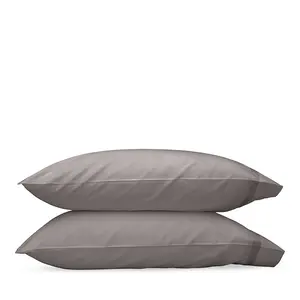 MATOUK Nocturne Sateen King Pillowcase, Pair - Platinum