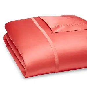 MATOUK Nocturne Sateen Duvet Cover, King Coral
