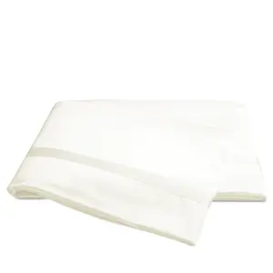 MATOUK Nocturne Sateen Flat Sheet, King - Ivory