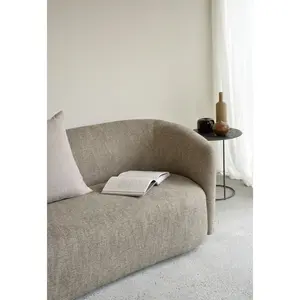 ETHNICRAFT Ellipse 3 Seater Sofa - Ash