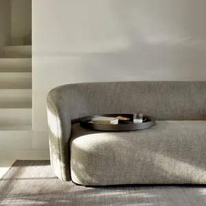 ETHNICRAFT Ellipse 3 Seater Sofa - Ash