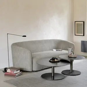 ETHNICRAFT Ellipse 3 Seater Sofa - Ash