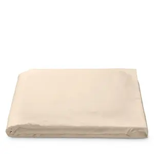 MATOUK Luca Hemstitch Percale Fitted Sheet, California King Beech