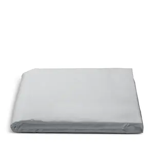 MATOUK Luca Hemstitch Percale Fitted Sheet, California King Silver