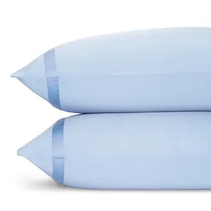 MATOUK Nocturne Sateen Standard Pillowcase, Pair Azure