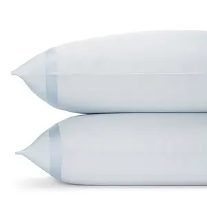 MATOUK Nocturne Sateen Pillowcase, Pair - Blue