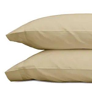 MATOUK Nocturne Sateen Standard Pillowcase, Pair Champagne Beige