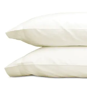 MATOUK Nocturne Sateen Standard Pillowcase, Pair Ivory