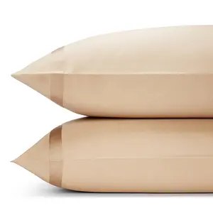MATOUK Nocturne Sateen Pillowcase, Pair - Khaki