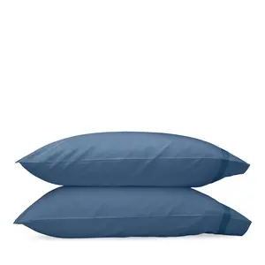 MATOUK Nocturne Sateen Standard Pillowcase, Pair Sea