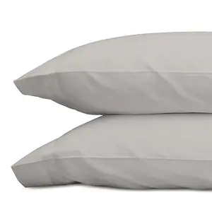MATOUK Nocturne Sateen Pillowcase, Pair - Silver