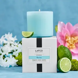 LAFCO NEW YORK Marine Signature Candle, 15.5 Oz - Light Blue