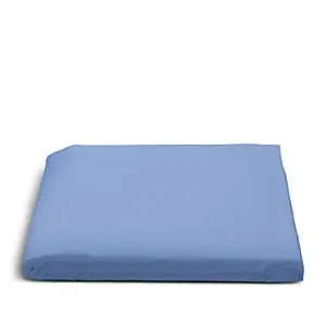 MATOUK Luca Hemstitch Percale Fitted Sheet, King Azure