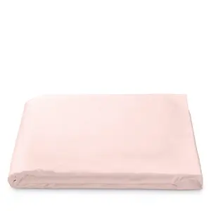 MATOUK Luca Hemstitch Percale Fitted Sheet, Queen Blush