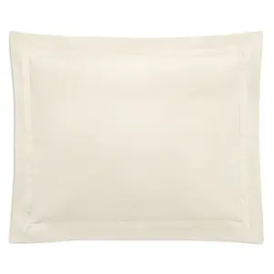 MATOUK Nocturne Sateen Standard Sham - Ivory